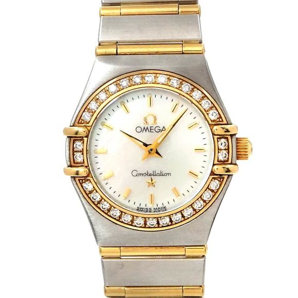 Omega | Accessories | Omega Constellation Diamond Bezel White Shell ...